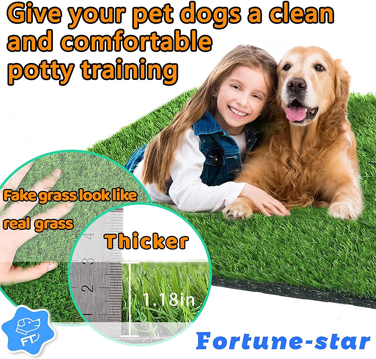 100x80cm Artificial Turf Mat and Grassland Mat Sui... – Grandado