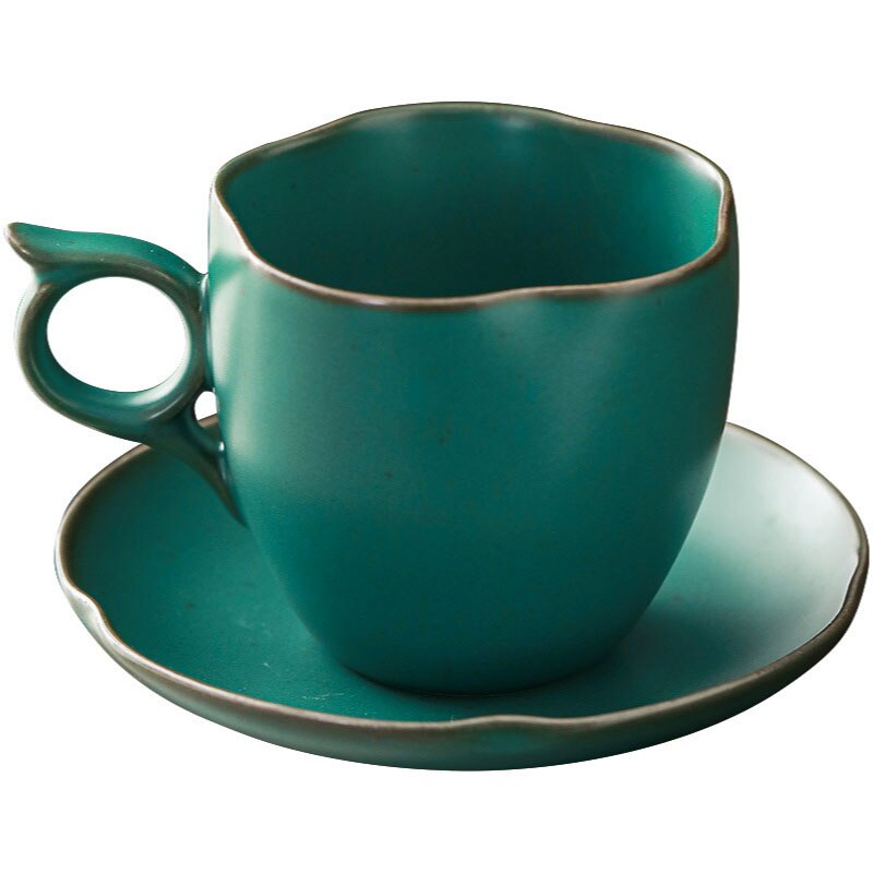 Handmade Ceramic Coffee Mug Retro Style Pottery Cu... – Grandado