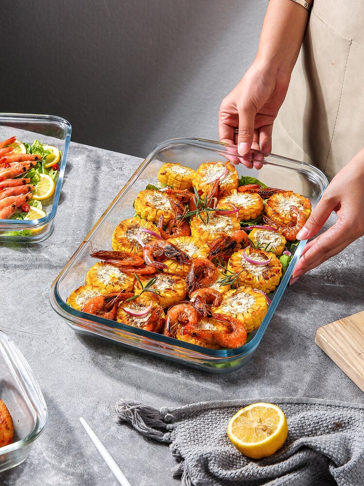 Heat-resistant Glass Bakeware Oven Microwave Oven ... – Vicedeal