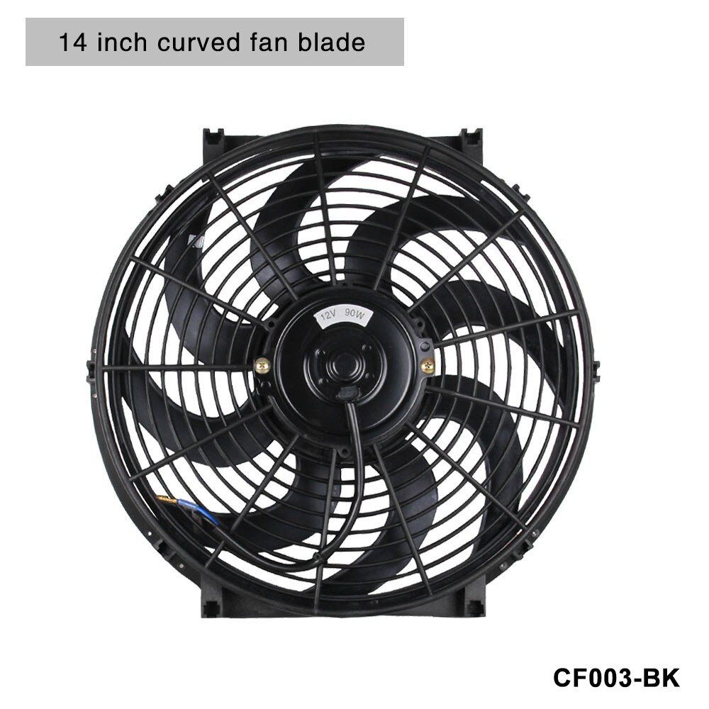 GRT-14 inch Zwart 12V 90W Elektrische Universele A... – Grandado