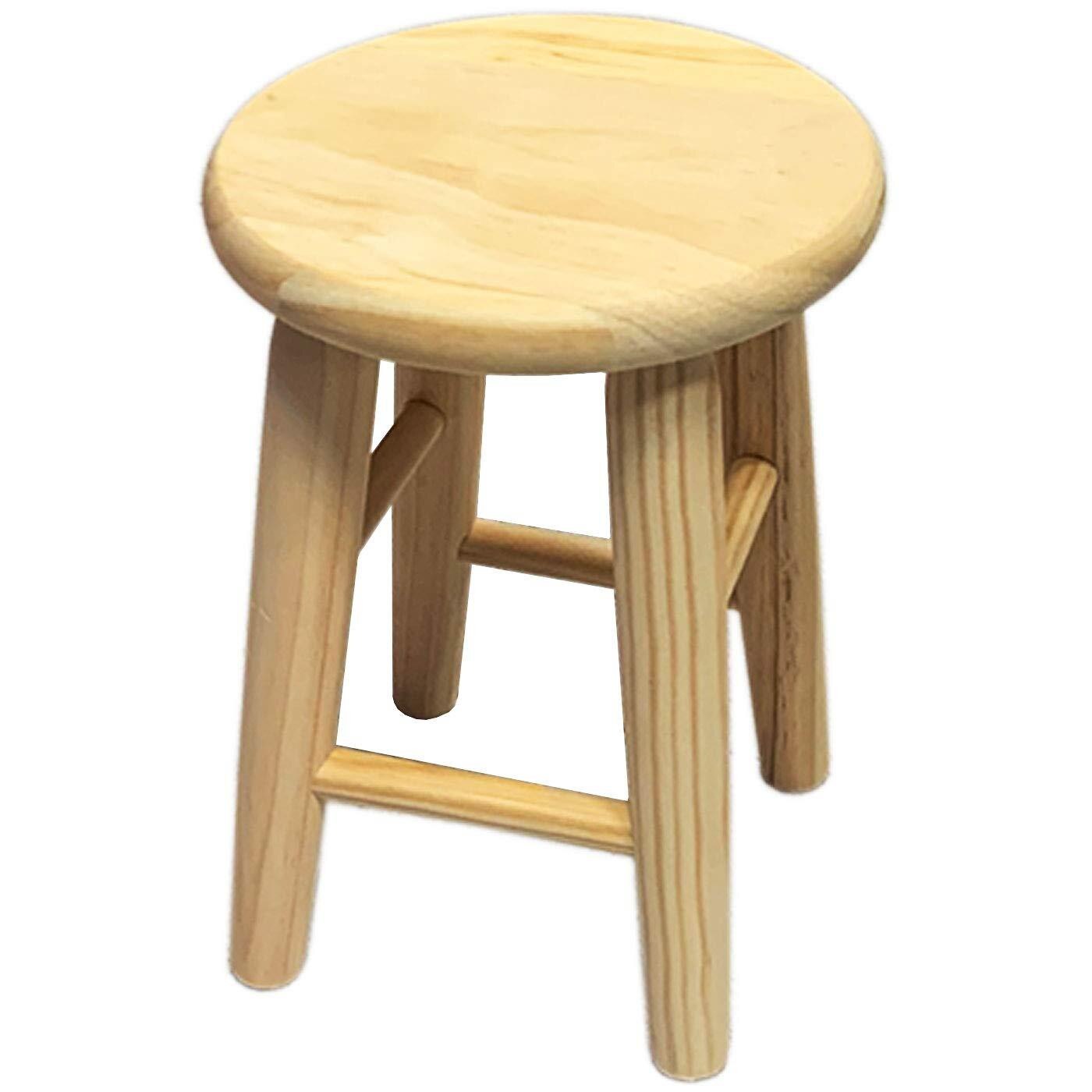 Reggo - Taburete redondo de madera 26 x 19 cm, ban... – Grandado