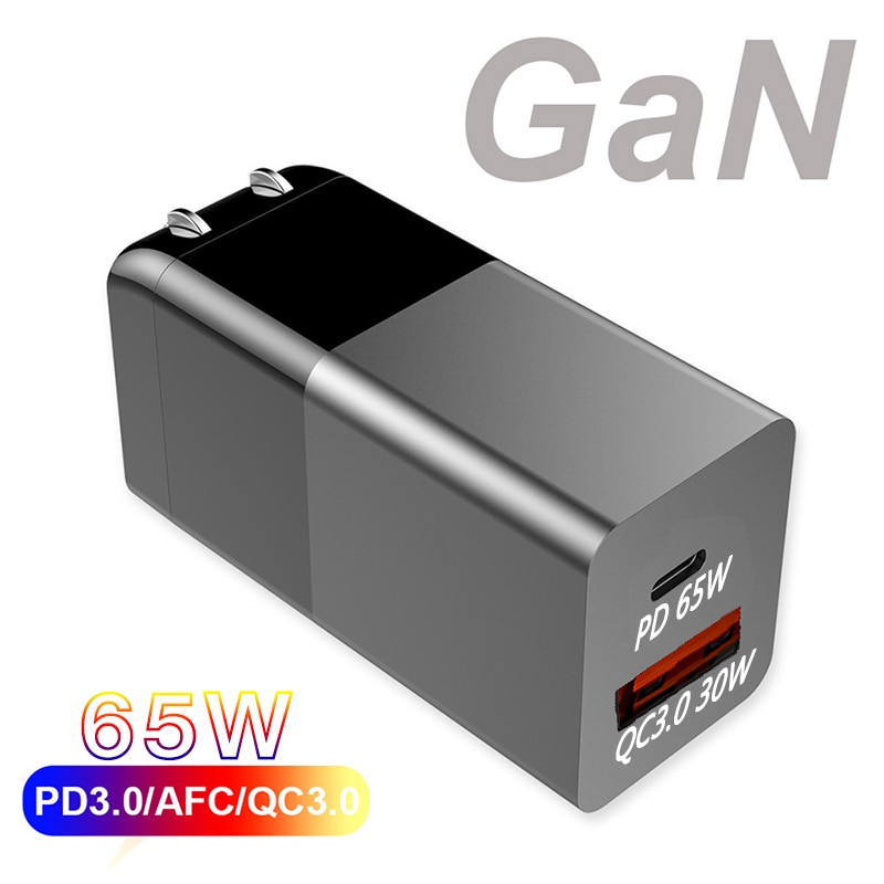 65W USB C GaN Charger Quick Charge PD3.0 PD USB-C ... – Grandado