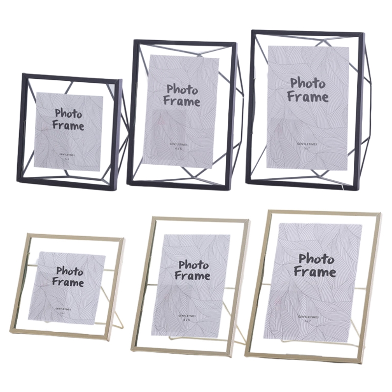 Simple Nordic Metal Photo Frame Wrought Iron Paint... – Grandado