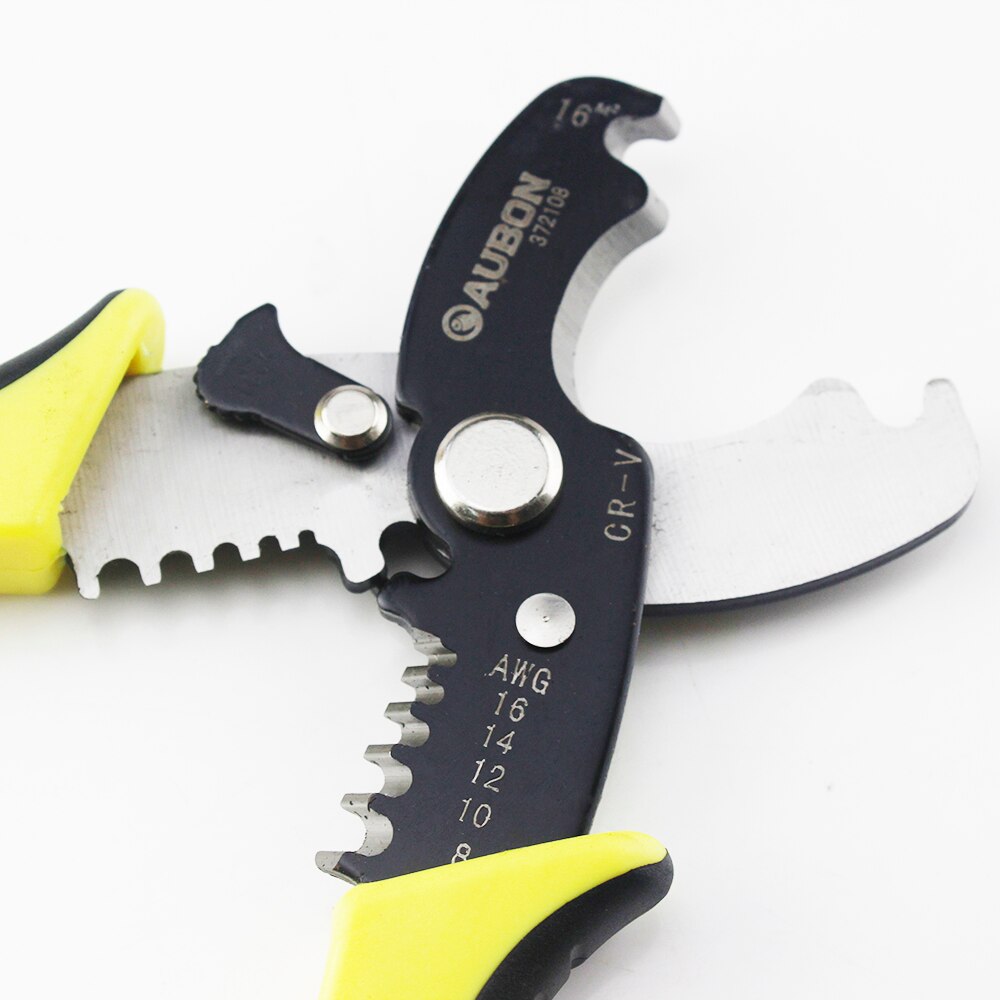 AUBON 7" Wire Stripper Cable Cutting Scissor Strip... – Grandado