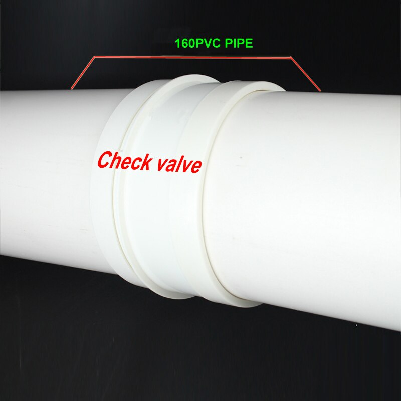 160-180mm PVC Duct pipe connector met terugslagkle... – Grandado
