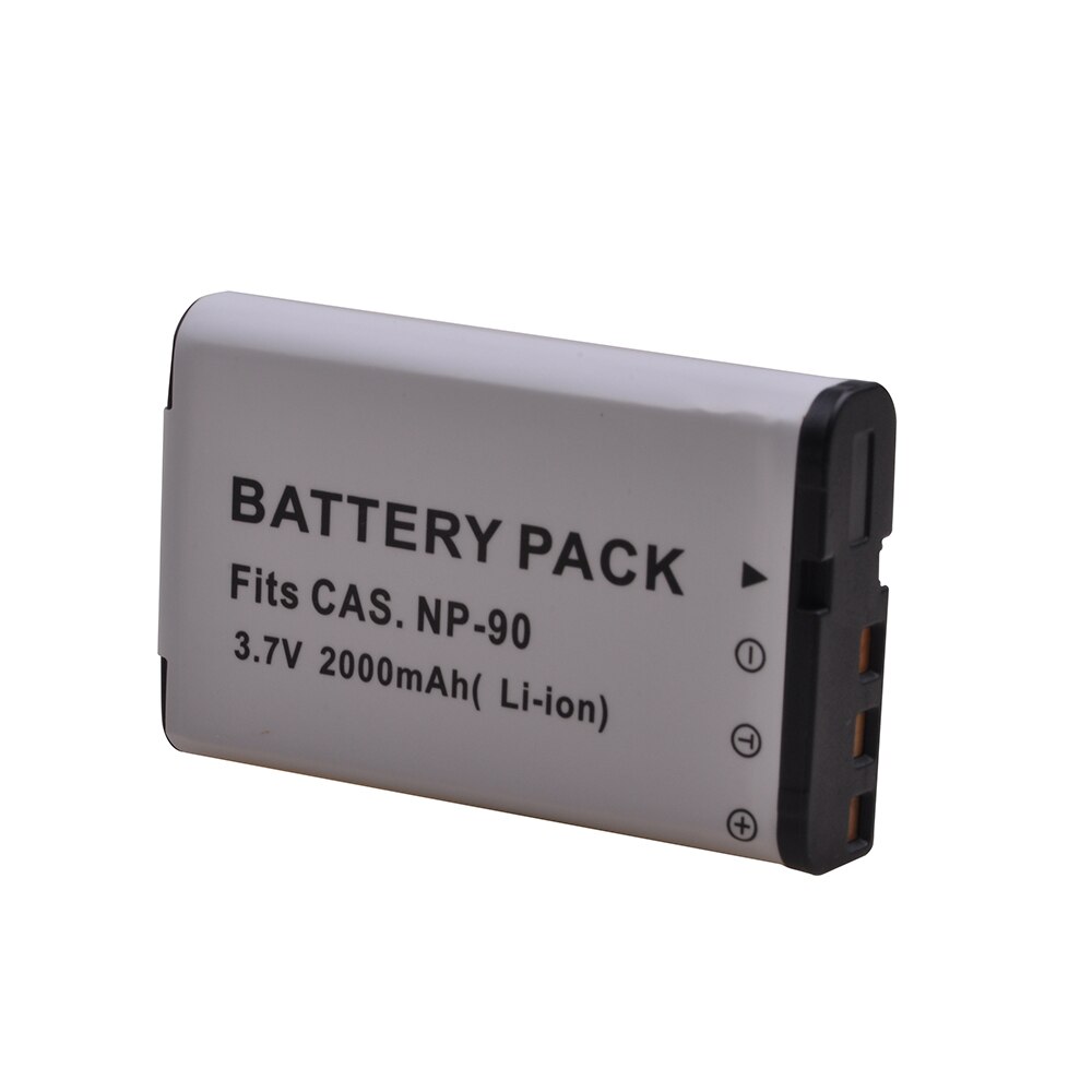 2000Mah NP-90 Np 90 NP90 Batterij Voor Casio Exili... – Grandado