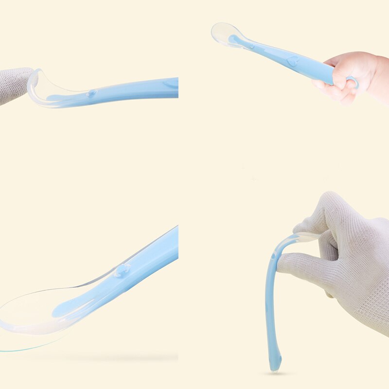 Food Grade Baby Zachte Siliconen Lepel Snoep Kleur... – Grandado