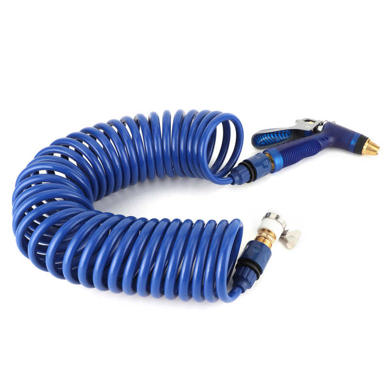 10m/32.8ft Coiled Hose + Trigger Nozzle + Adapter ... – Grandado