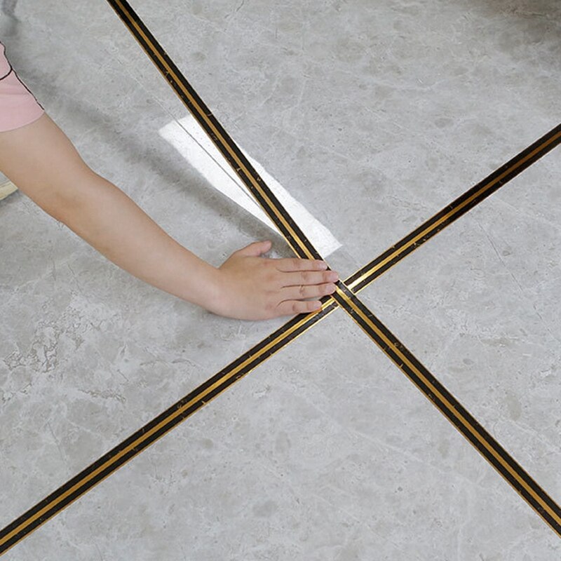 Floor Tile Beautiful Edge Line Beautiful Seam Stic... – Grandado