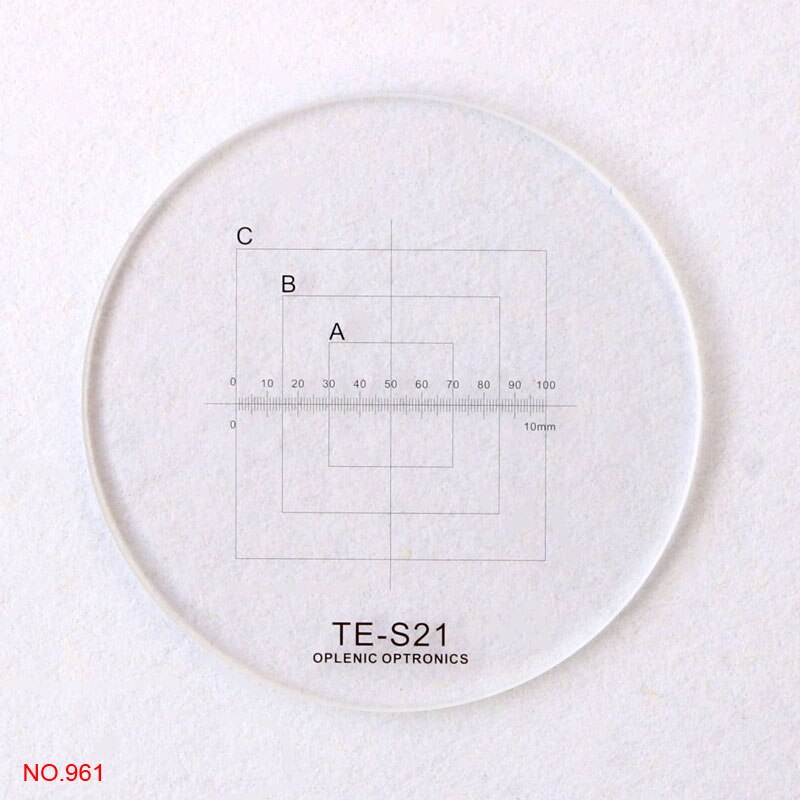 Microscope Micrometer Slides 20.4mm Optical Glass ... – Vicedeal