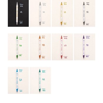 10 Colors Dual Tips Metallic Marker Pearl Color Ar... – Vicedeal