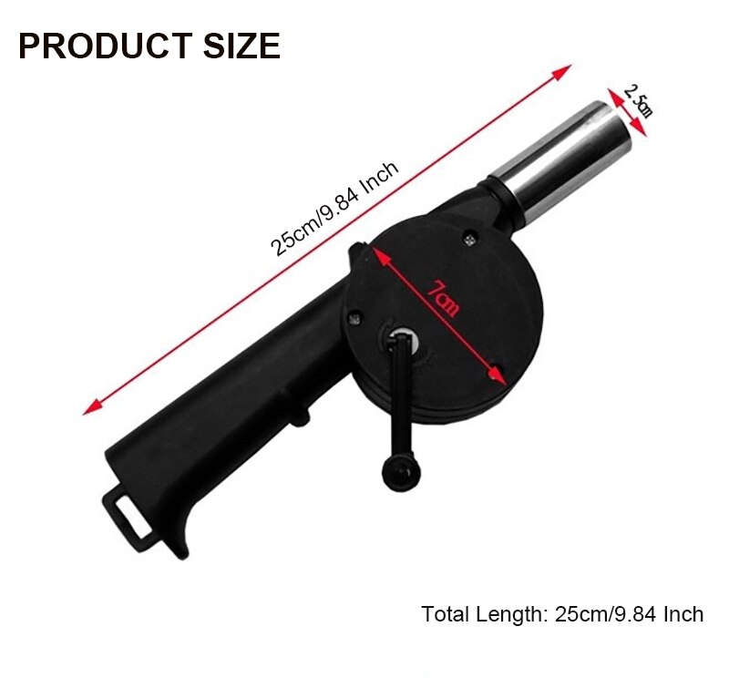 Removable Portable Manual Blower Hand Crank Combus... – Grandado
