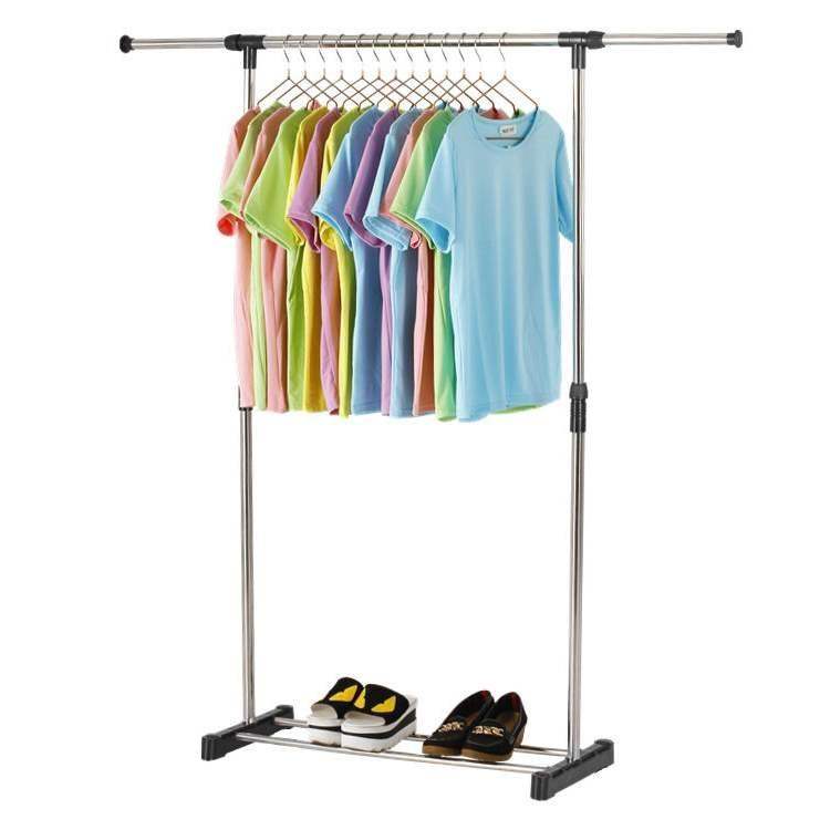 Actionclub Roestvrij Staal Enkele Staaf Droogrek Floor Stand Kleding ...