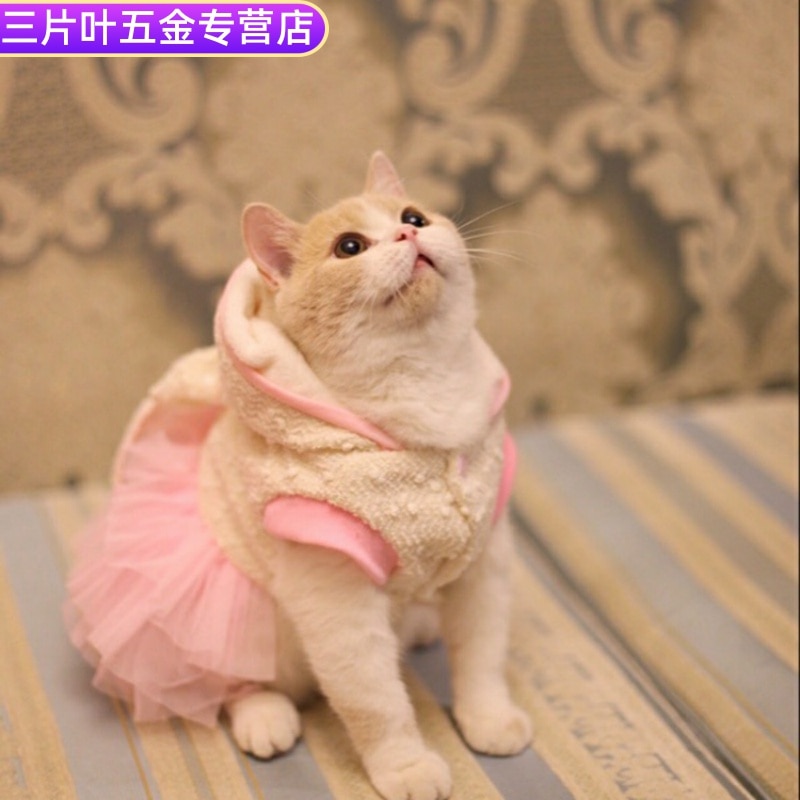 Windproof Cat Dresses Summer Cats Clothes Pet Cost... – Grandado