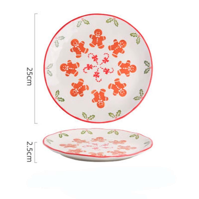 FANCITY Christmas gingerbread man Japanese ceramic... – Vicedeal