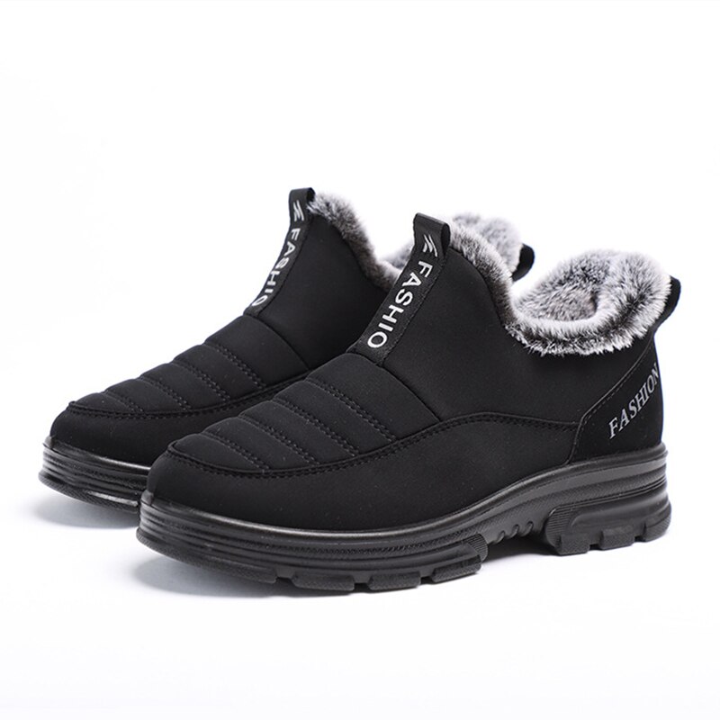 Botas de neve quente feminino curto de pelúcia inv... – Vicedeal