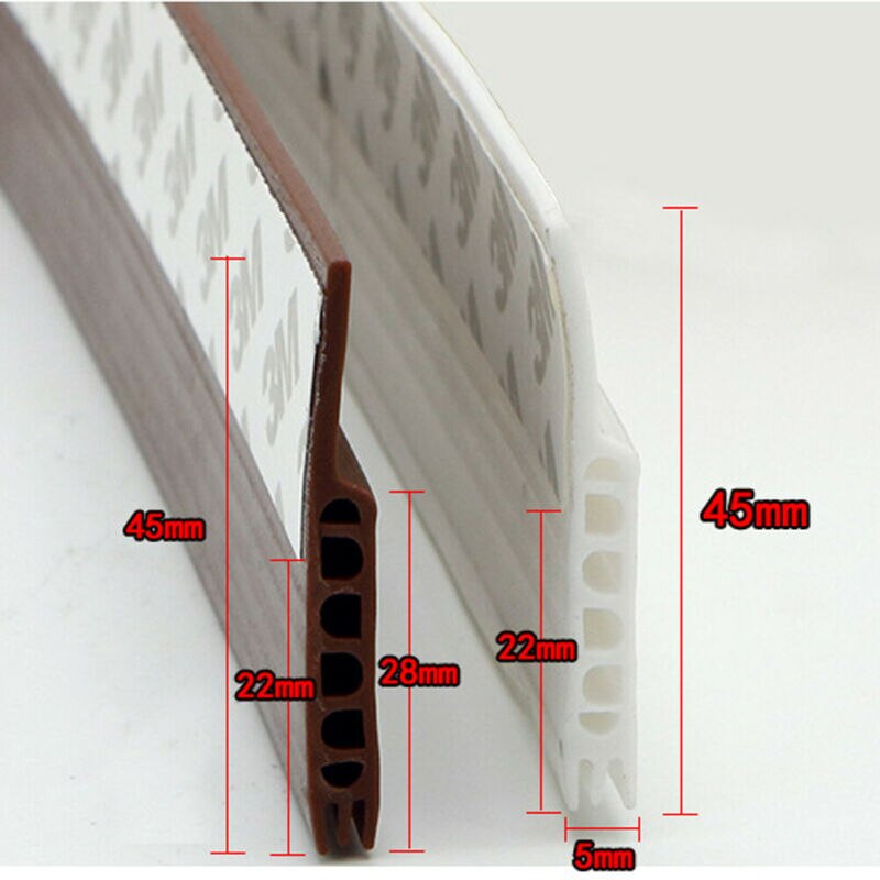 Draught Excluder Draft Weather Seal Strip Under Do... – Grandado
