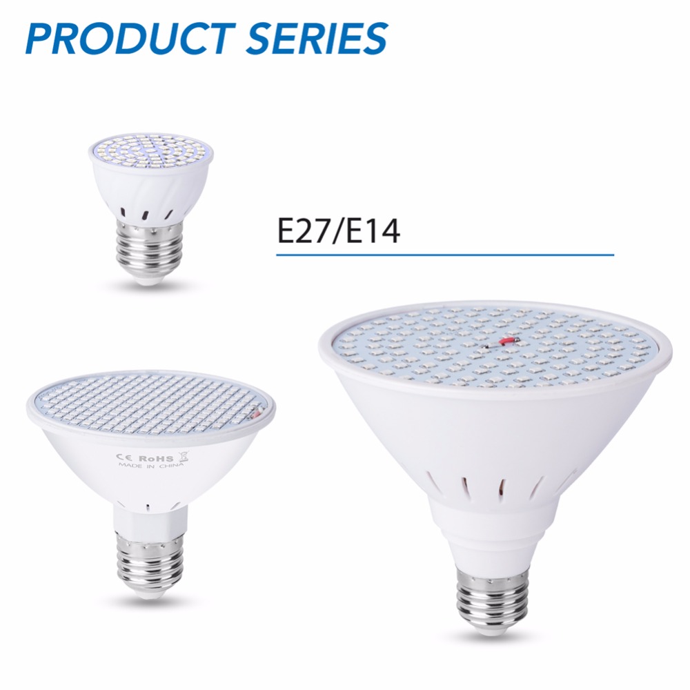 60 126 200leds E27 Full Spectrum LED lamp for plan... – Vicedeal