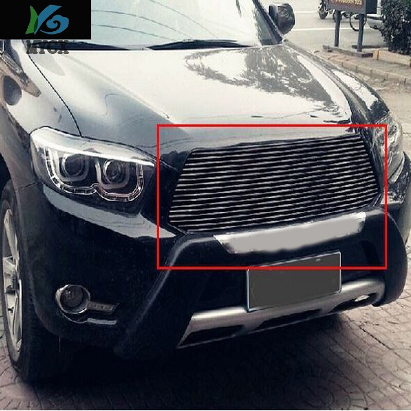 stainless steel Front Grille Around Trim Racing Gr... – Grandado