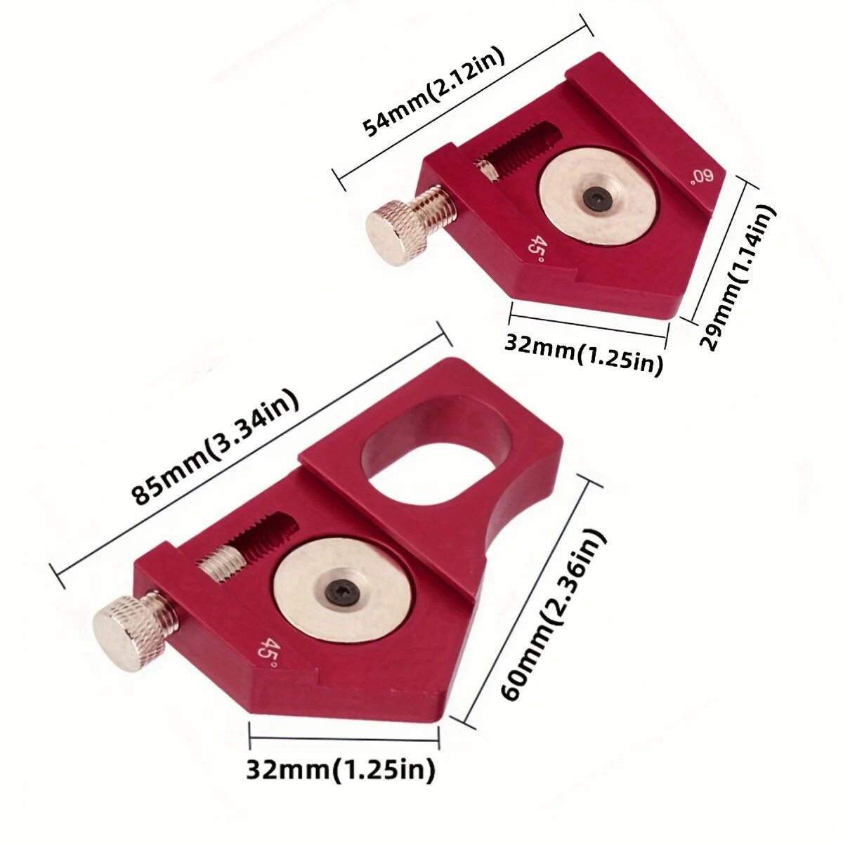 Positioning Block Stop 45/90 Degrees Block Aluminu... – Grandado