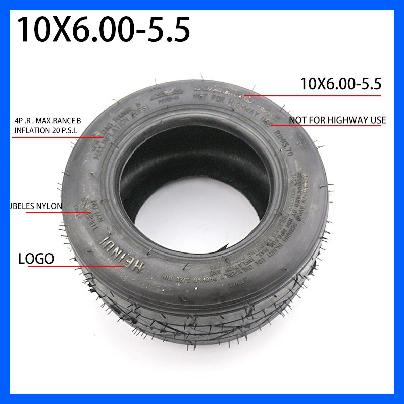 10x6.00-5.5 Tube 10*6.00-5.5 Vacuum Tyre for Small... – Vicedeal