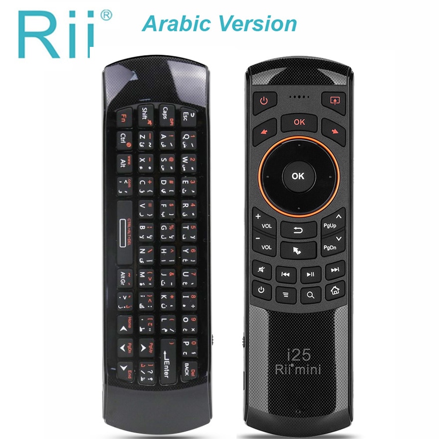 Original Rii mini i25 2.4GHz Arabic Keyboard Air M... – Grandado