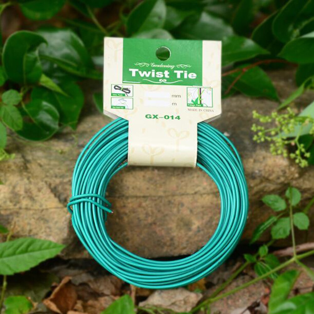 15M Garden Wire Heavy Duty Green Coated Plant Twis... – Grandado