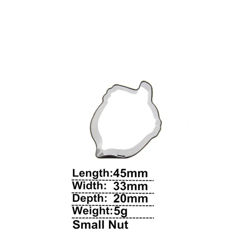 4 pcs Small Nut Cookie cutter biscuit embossing ma... – Vicedeal