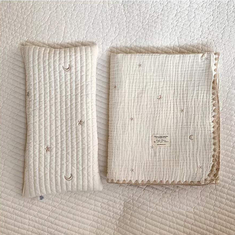 Kids Matras Katoen Cartoon Borduurwerk Beer Kussen... – Vicedeal