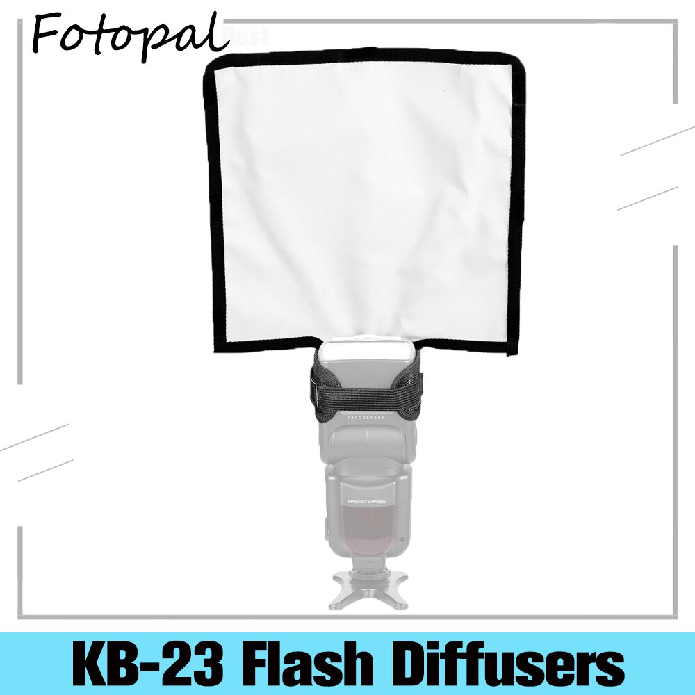 Fotopal KB-23 Foldable Speedlight Reflector Bender... – Grandado