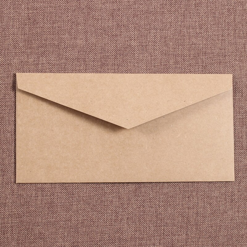 10 Pcs/lot Vintage Kraft Paper Envelope Letter Red... – Grandado