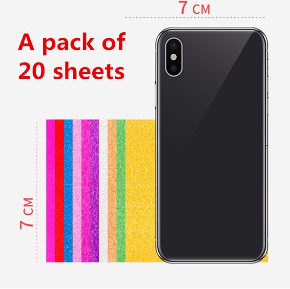 100 sheets of square colored paper cardboard handm... – Grandado