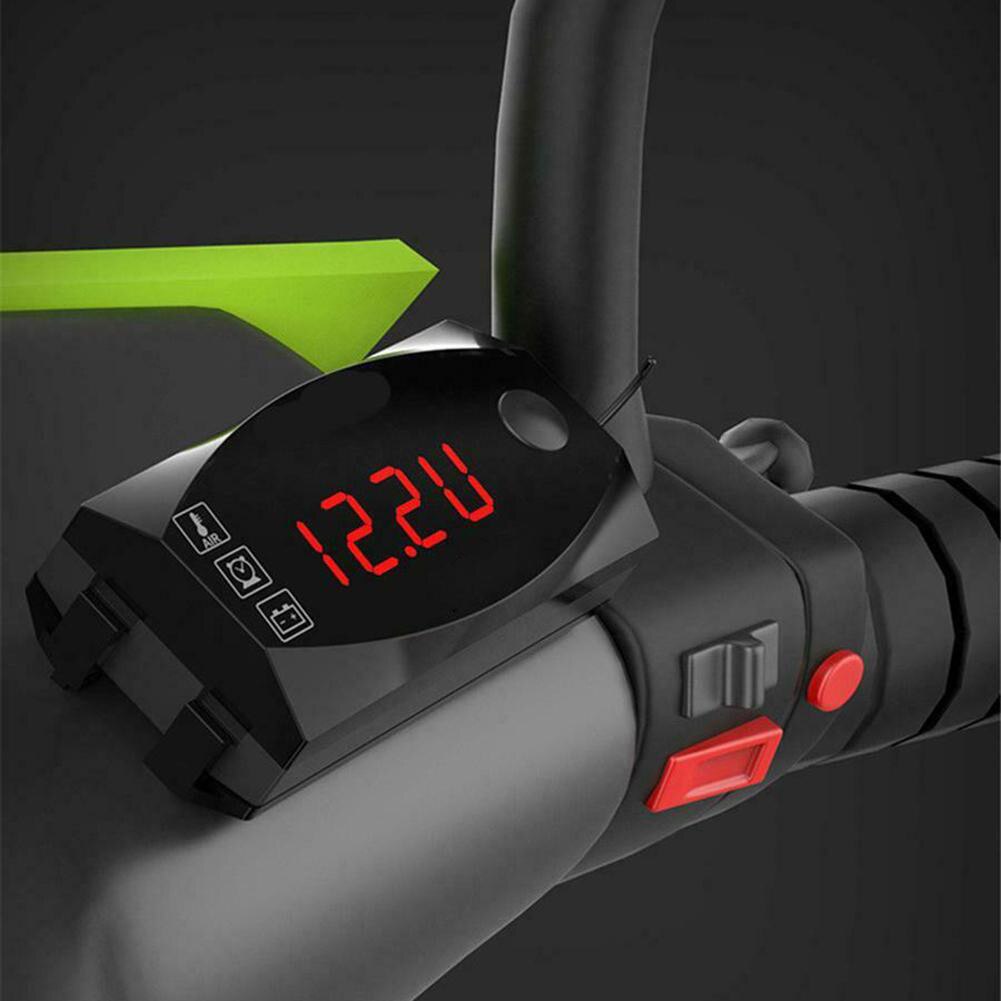 3-In-1 Motorcycle Voltmeter Air Temperature Mini R... – Grandado