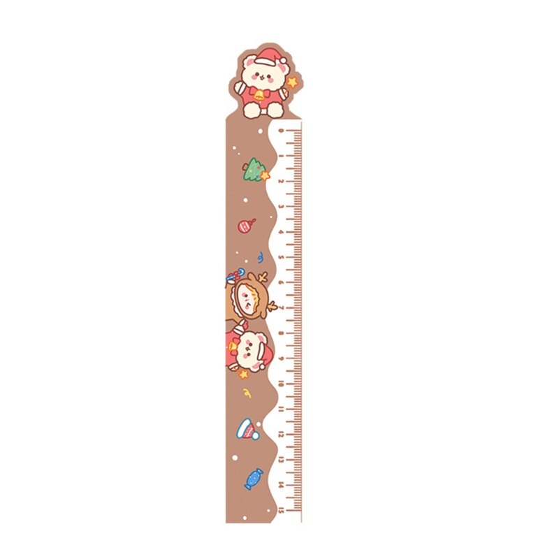 Christmas Cartoon Drawing Measuring Ruler Magnetic... – Vicedeal