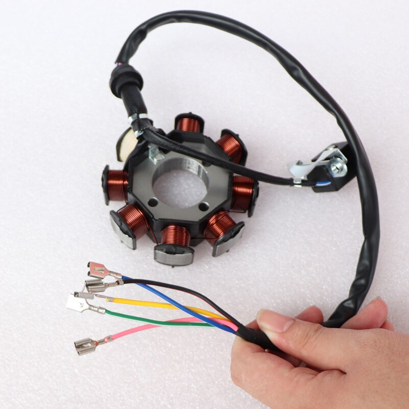 Motorcycle 8 Coil Magneto Flywheel Stator For CG 1... – Grandado