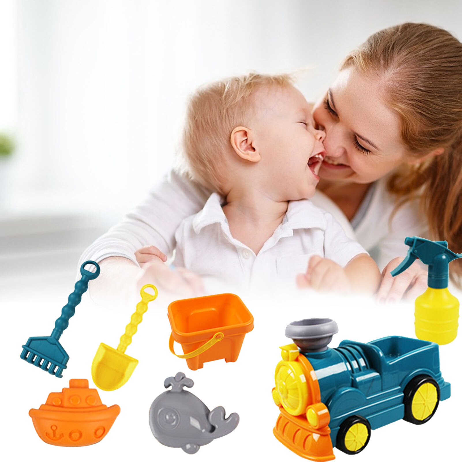 7/16pcs Sand Playing Toys Kids Beach Tools Set Fun... – Grandado