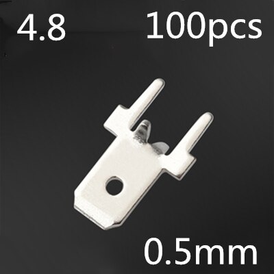 100Pcs 4.8 Inserts Plug Lente Terminal Pcb Solder ... – Vicedeal