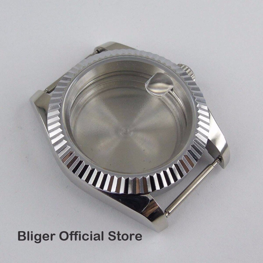 Polished 40mm Watch Case Date Magnifier Stainless ... – Grandado