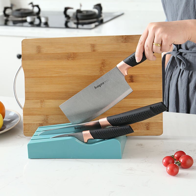 Multifunctiona Knife Stand Cutting Board Drain Rac... – Grandado