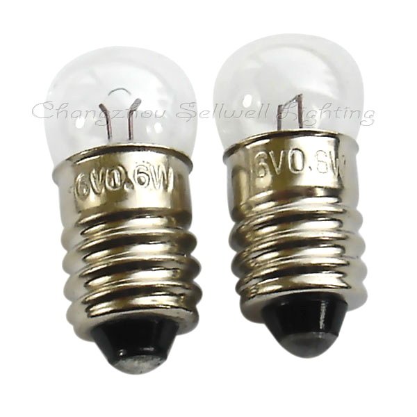 E10 G11 6v 0.6w Miniature Lamp Light Bulb A052 – Grandado