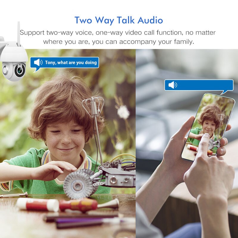 Tuya 2MP 1080P Outdoor Ptz Wifi Ip Camera Speed Do... – Vicedeal