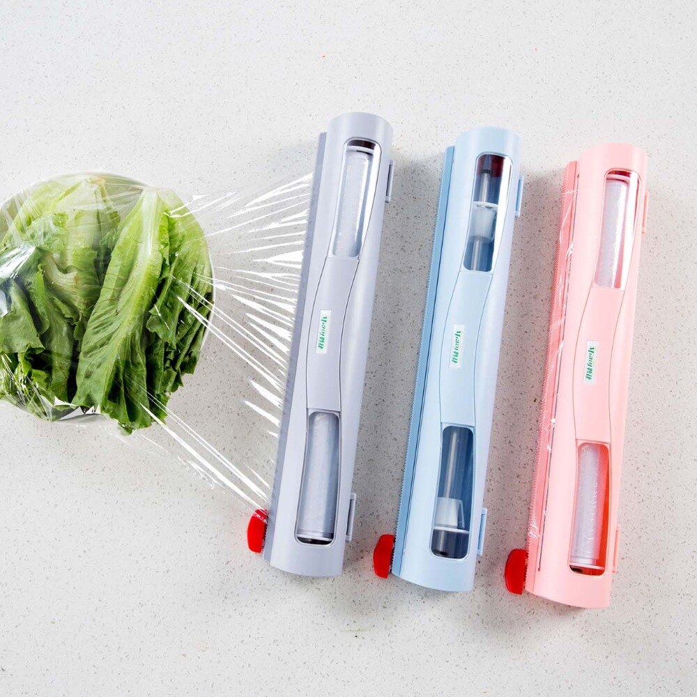 OTHERHOUSE ABS Kitchen Plastic Wrap Dispenser Food... – Grandado
