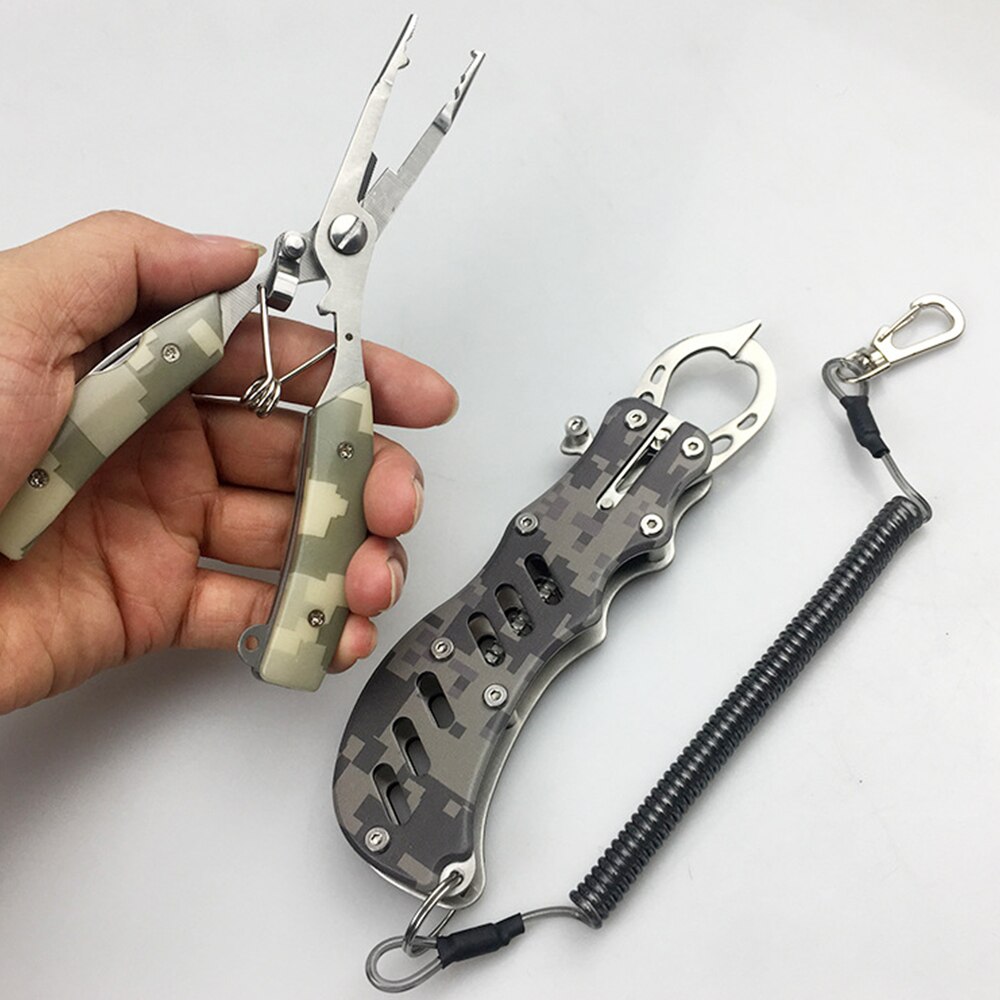 Aluminium Alloy Fishing Pliers Scissors Split Ring... – Grandado