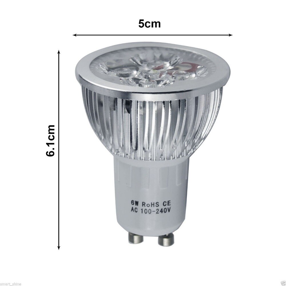 Super bright LED Lamp LED Spotlight 6W Bombillas G... – Grandado