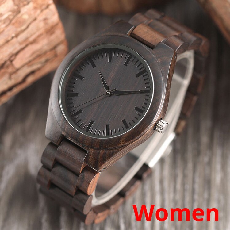 REDEAR Handmade Black Sandalwood Watches Lover'... – Grandado