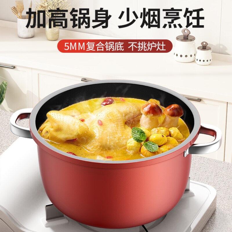 Thick Bottom Clay Pot for Cooking Non-stick Cookwa... – Grandado