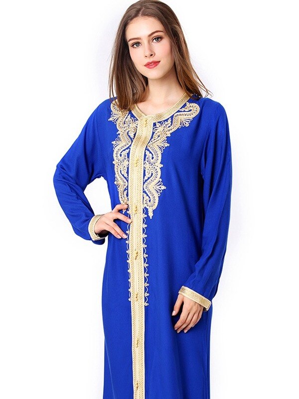Eid Kaftan Abaya Dubai Turkey Muslim Hijab Dress A... – Grandado