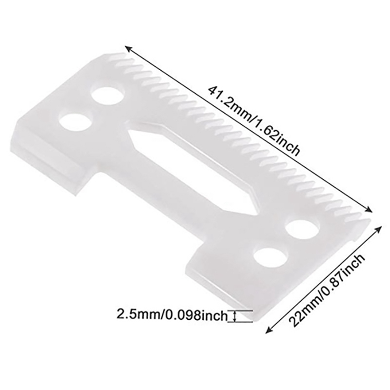 2Pcs 28 Teeth Zirconia Ceramic Clipper Blade for W... – Grandado