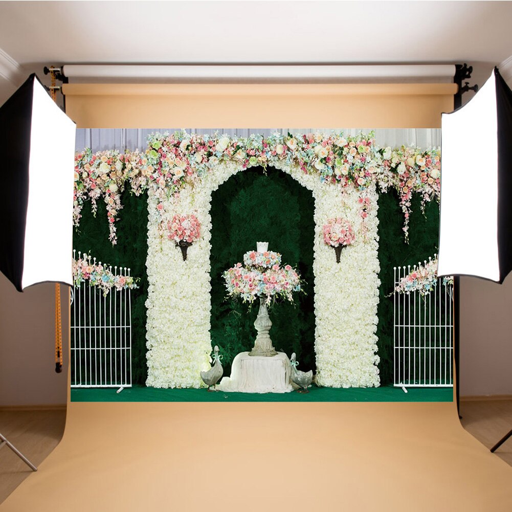 0.9x1.5m Flower Wedding Photography Backdrops Get ... – Vicedeal