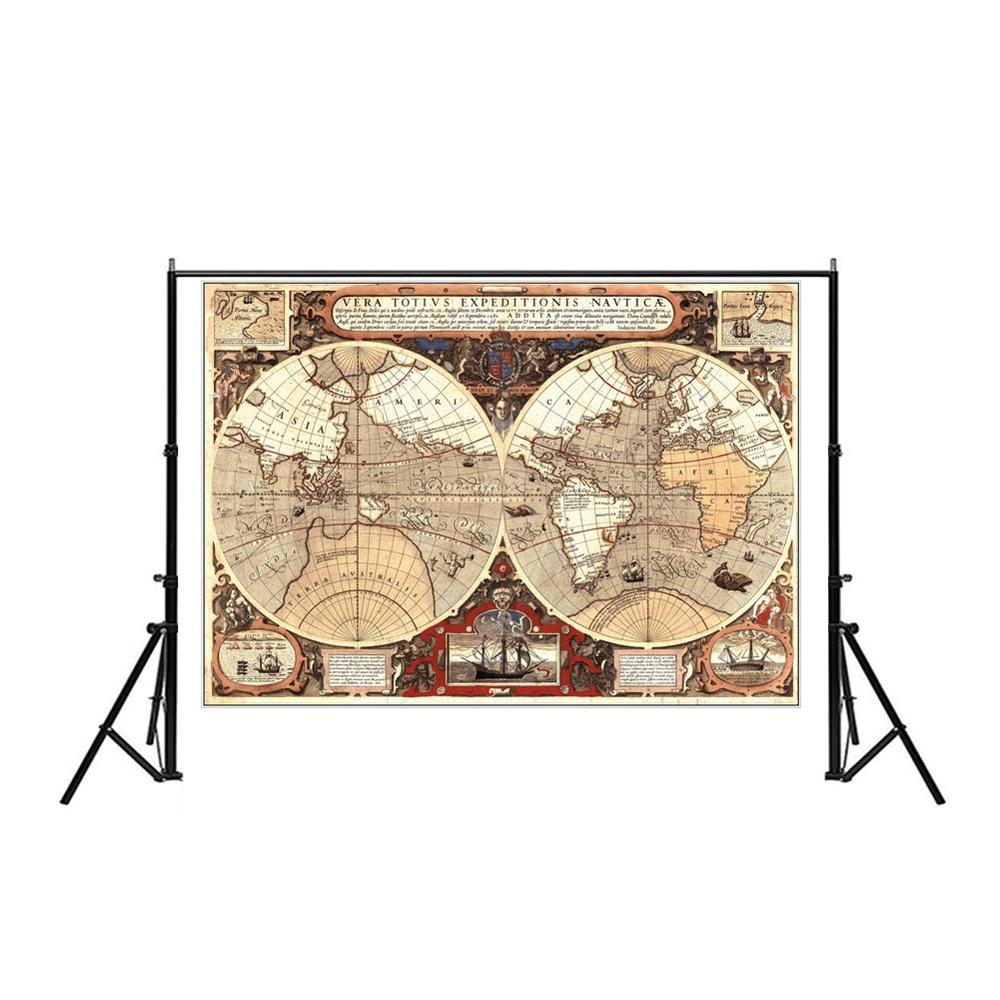60x90cm Vintage World Latin Map Home Office Wall D... – Vicedeal